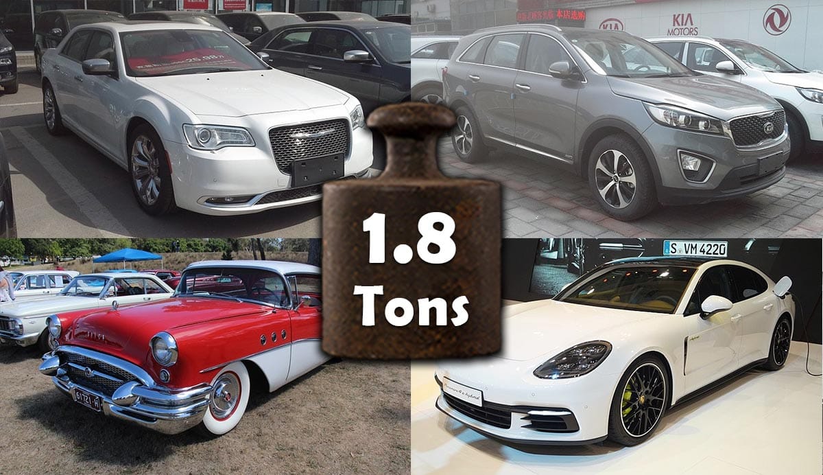 11 Cars That Weigh Around 1800 Kg (Kilogram)